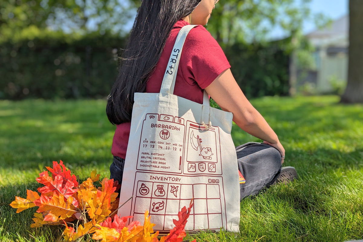 "Barbarian" RPG Tote Bag – cipherstudios