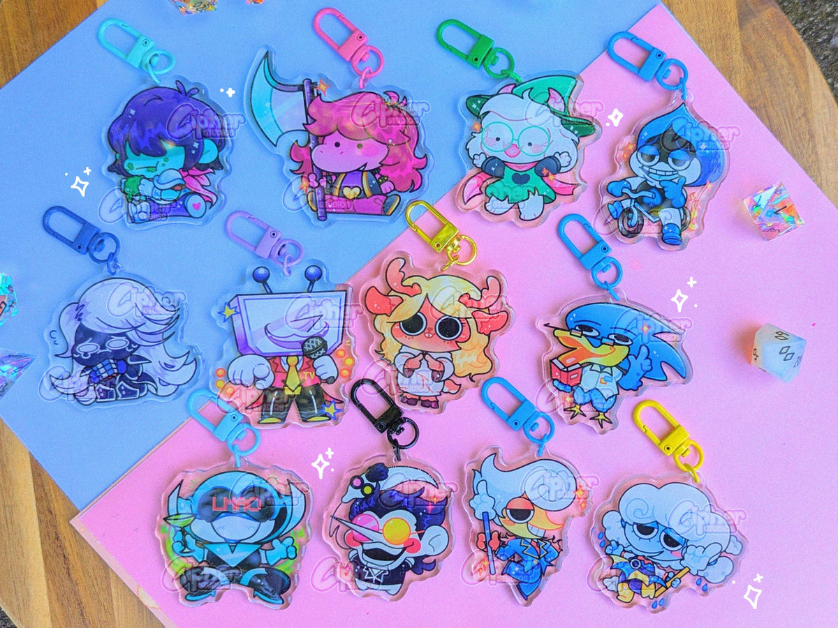 DELTARUNE CHARMS | 2.5" – cipherstudios