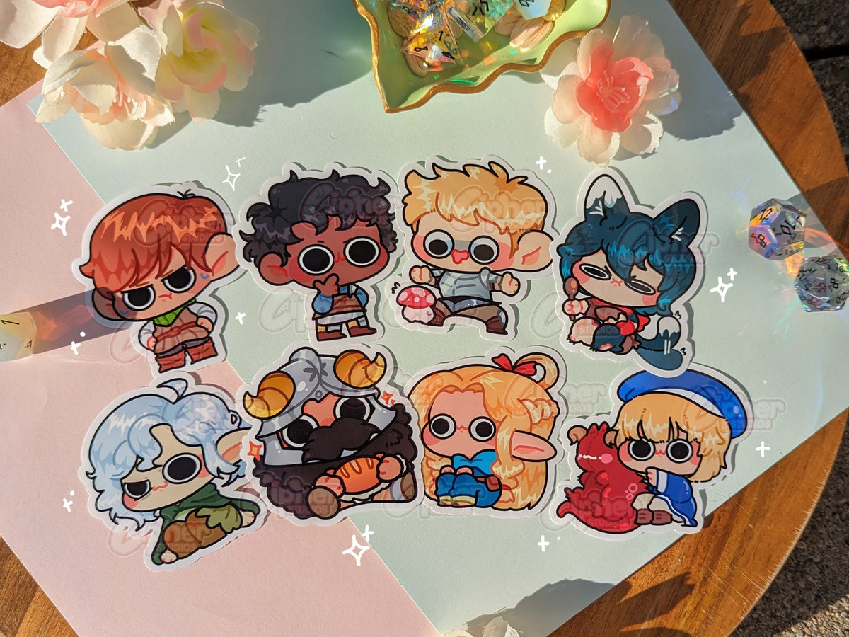 Dungeon Meshi Stickers – cipherstudios