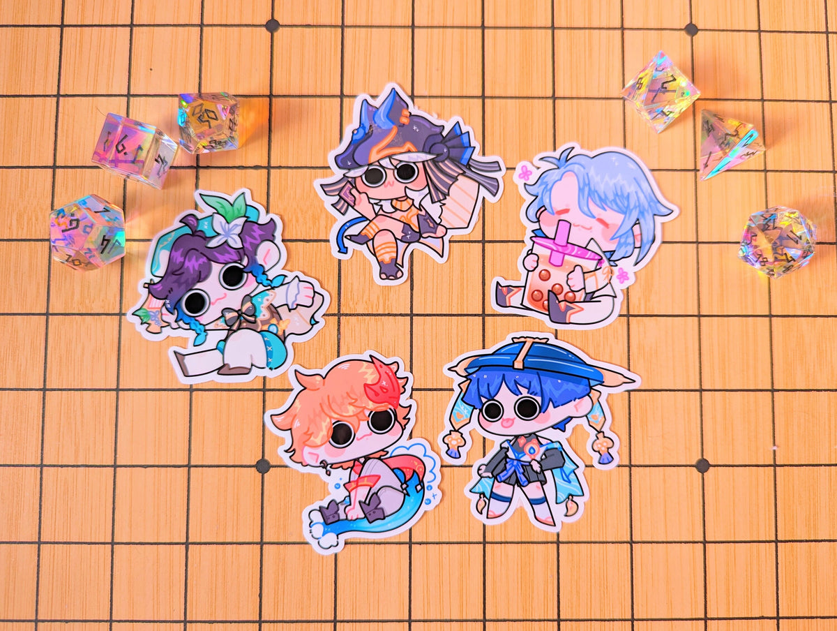Genshin Impact Stickers [Set 4] – cipherstudios